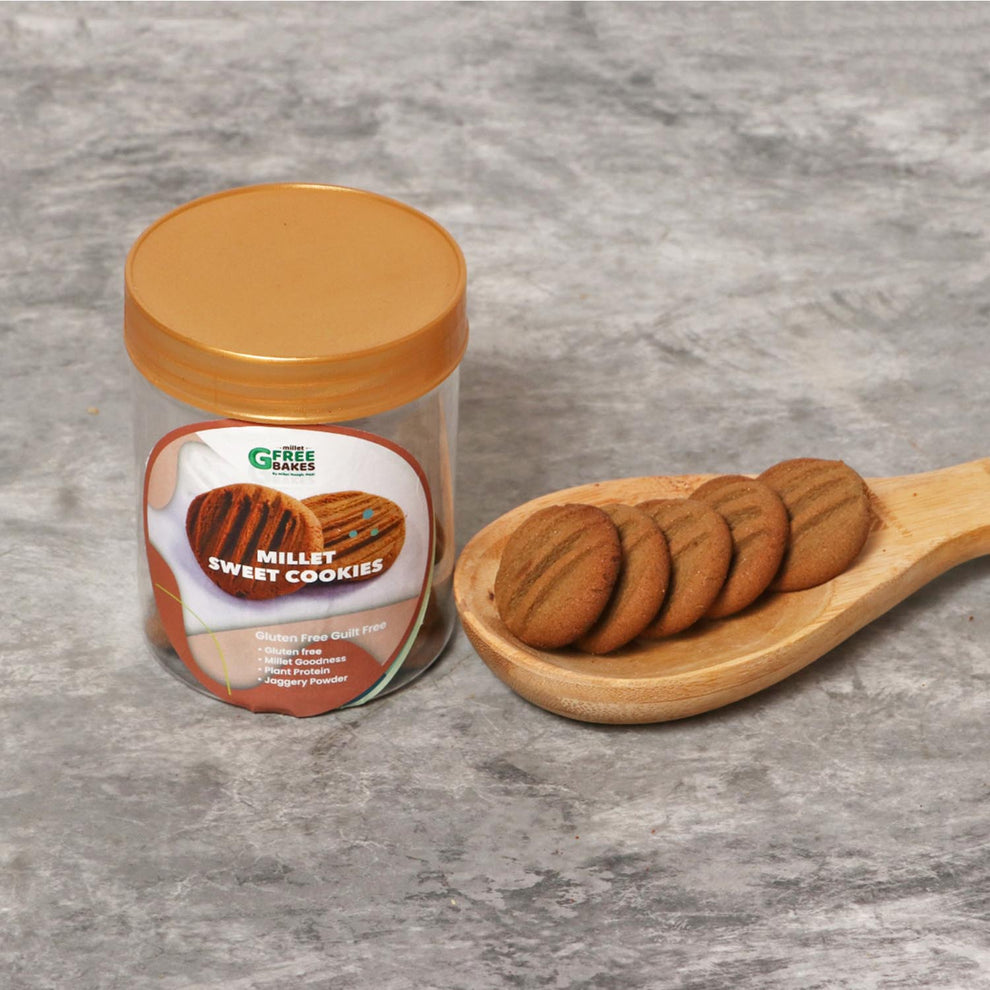 Kambu Pearl Millet Sweet Cookies – 80g, Gluten-Free & Naturally ...