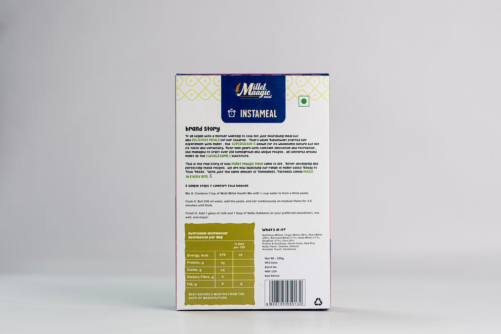 Multi Millet Health Mix 200g – Millet Maagic Meal