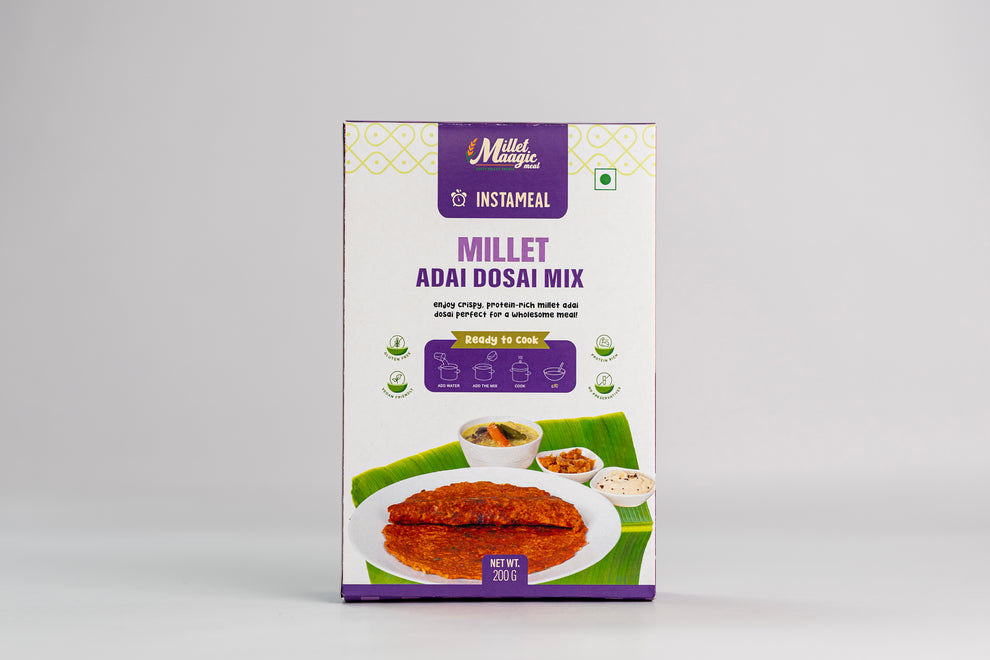 Millet Adai Dosai Mix 200g – Millet Maagic Meal