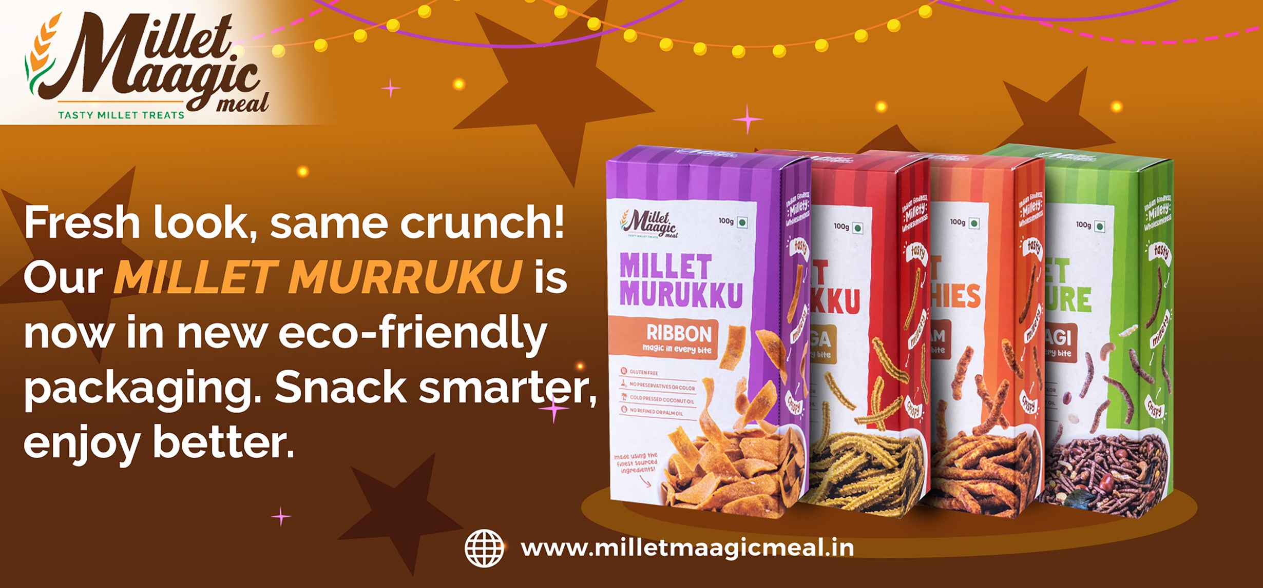 Millet Maagic Meal - Buy Millet Snacks & Glutten Free Cookies Online