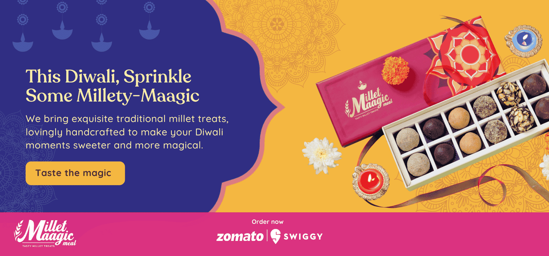 Millet Maagic Meal - Buy Millet Snacks & Glutten Free Cookies Online