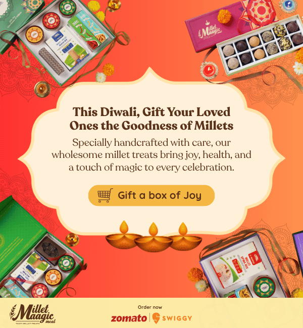 Millet Maagic Meal - Buy Millet Snacks & Glutten Free Cookies Online