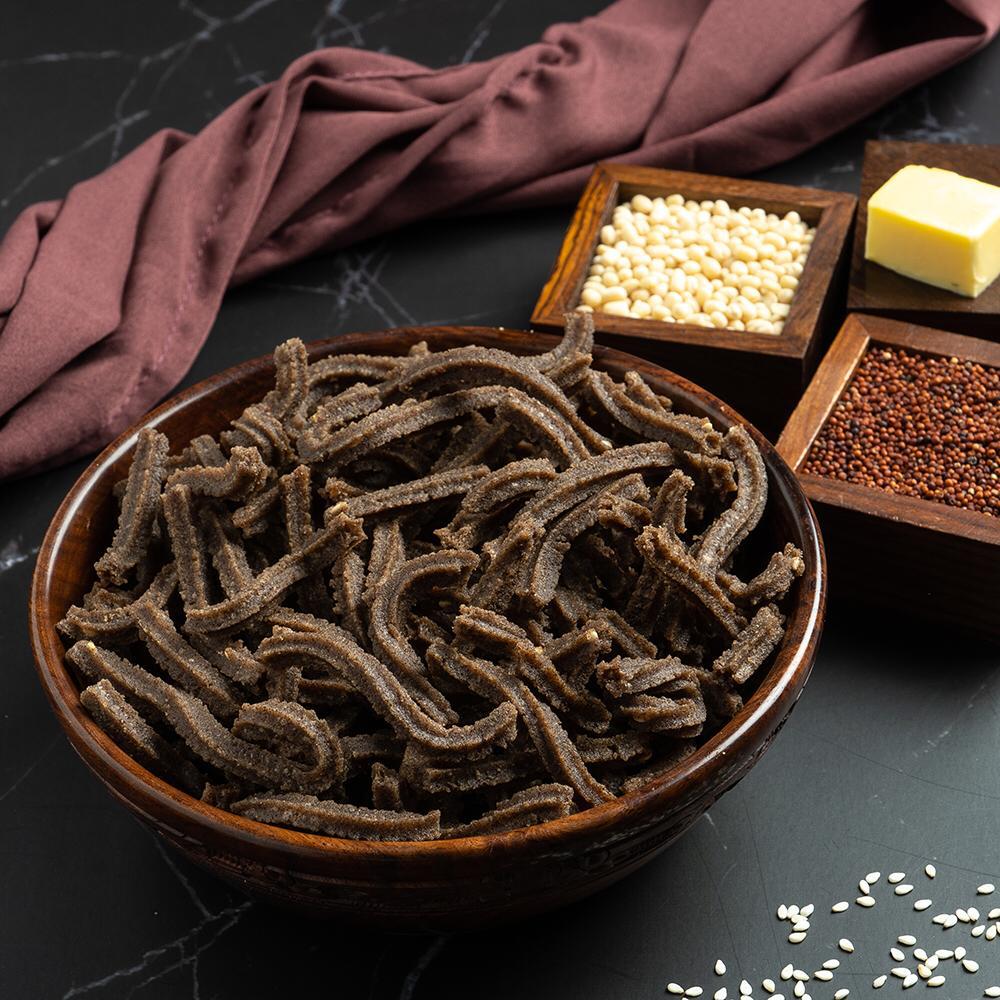 Millet Ragi Murukku – 100g, Crunchy & Health-Conscious Snack – Millet ...