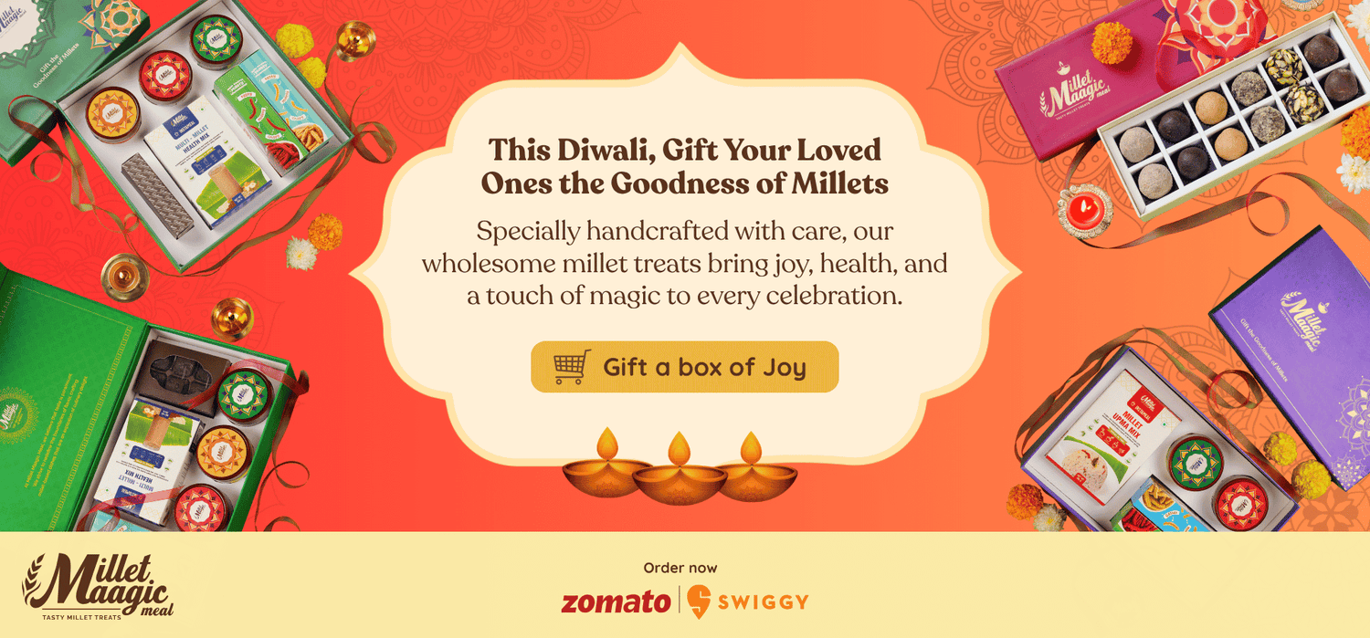 Millet Maagic Meal - Buy Millet Snacks & Glutten Free Cookies Online